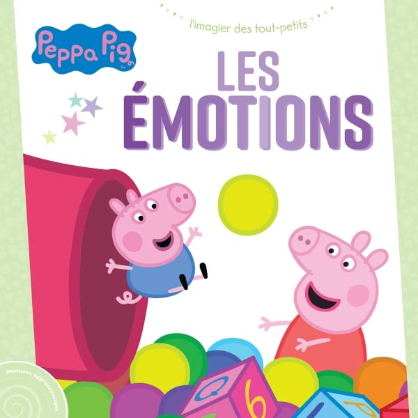 Peppa Pig - L'imagier des tout-petits - Les émotions: 9782017182603 ...