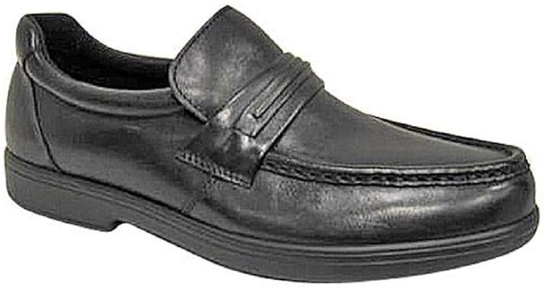 Amazon.com | Wonderlite Men's Walter Leather Loafer - Black Size 12 ...