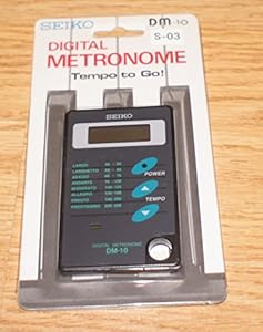 Seiko UK DM-10 Pocket-Sized Digital Metronome Tempo To GO: Amazon.co.uk ...