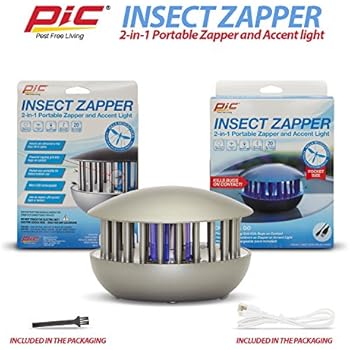 Amazon.com : PIC PBZ 2-in-1 Portable Insect Zapper and Accent Light ...