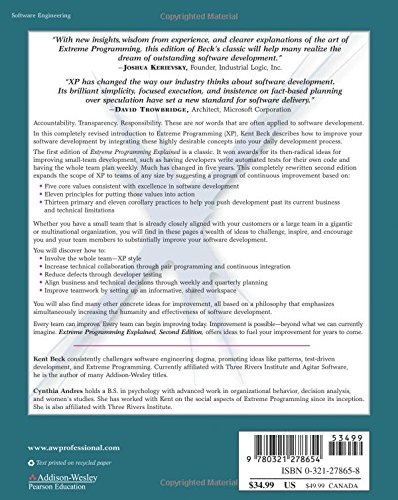 Extreme Programming Explained: Embrace Change, 2nd Edition (The XP ...
