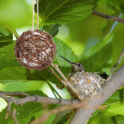 ADXCO 4 Pieces Hummingbird Nesting Bird Nesting Materials Holder Bird ...