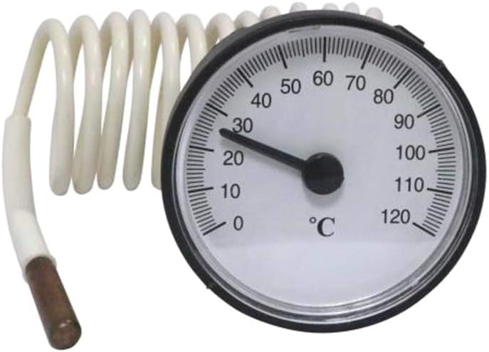 FangWWW 0-120℃ Dial Capillary Thermometer Water Heater Temperature ...