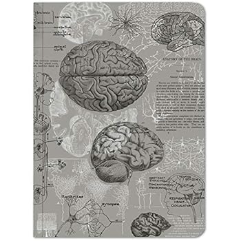 Amazon.com : Cognitive Surplus Gray Neurons Notebook. (Large Size, Grid ...