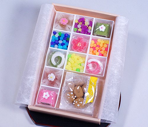 Buy Assorted Japanese sweets Mochi Konpeito Jelly Wahi Box (Mochi ...