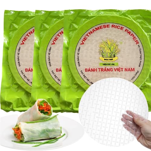 105 Sheets of Quality Banh Trang Rice Papers (米纸) Wrappers for Spring ...