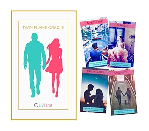 Twin Flame Oracle Deck 77 Cards For Love Relationships And Soul Connections Love Oracle Cards