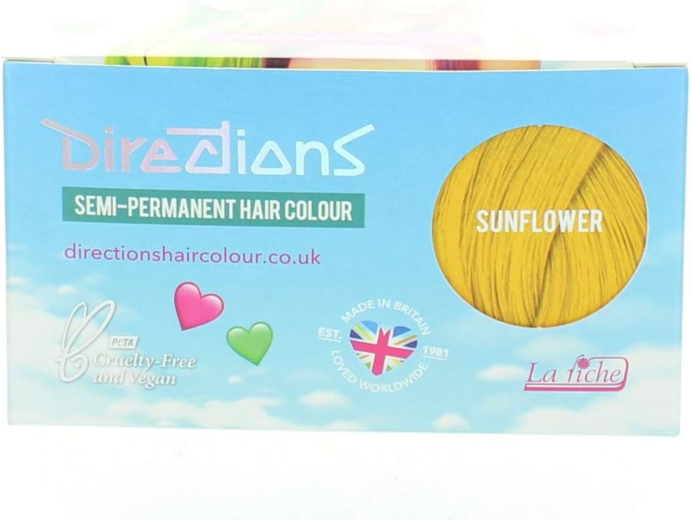 La Riche Directions Semi-Permanent Hair Colour Dye x2 Pack- Sunflower ...