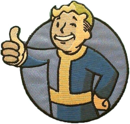 Amazon.com: Patches DIY Fallout Game Thumbs Up Vault Boy Iron On Patch