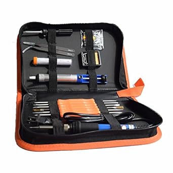 Amazon.com: Soldering Iron Kit,7-in-1 with Carrying Case Including 60w ...