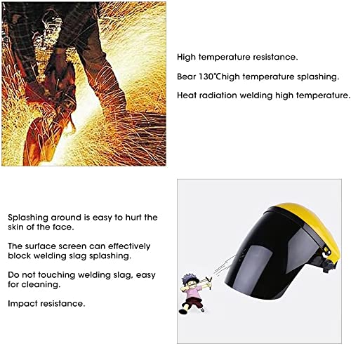 JoyGlow Safety Face Shields - High Temperature Resistance PC Material ...