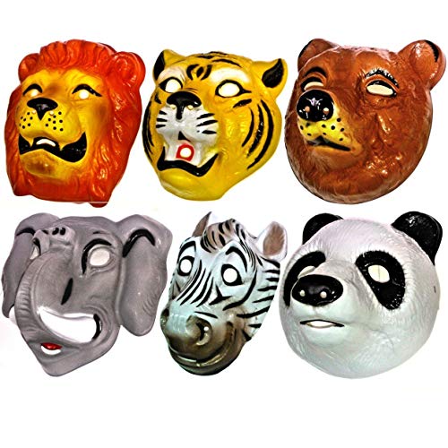 Accessories Masks for Kids Blue Frog Toys Set of 10 Rainforest Wild ...