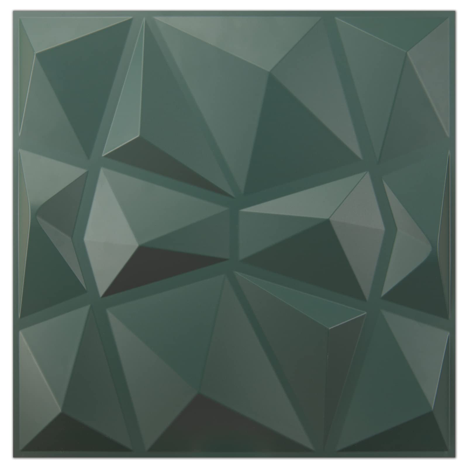 Art3d Textures 3D Wall Panels Army Green Diamond Design for Interior ...