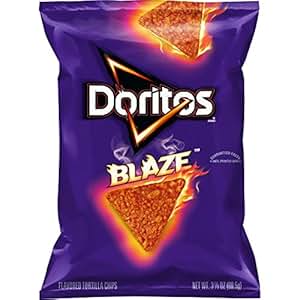 Amazon.com: Doritos Blaze Flavored Tortilla Chips, 3.125 Ounce (Pack of 10)