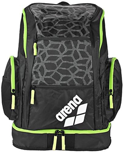 Arena Spiky 2 Swim Bag for Swimmers, Black X-Pivot/Fluo Green, Spiky 2 ...