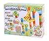 Marbutopia Marble Run Build & Learn Maze Track Game | 52 Pieces ...