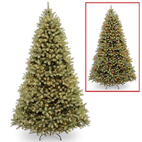 National Tree Feel-Real Down Swept Douglas Fir Hinged Tree with 1000 ...