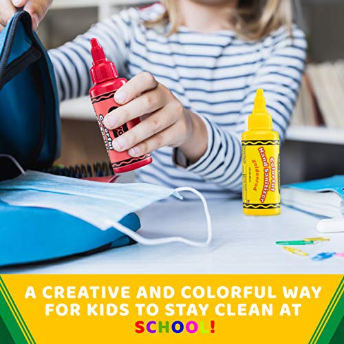 Crayola Hand Sanitizer For Kids For School Safe For Skin Made In USA crayola-hand-sanitizer-for-kids-for-school-safe-for-skin-made-in-usa