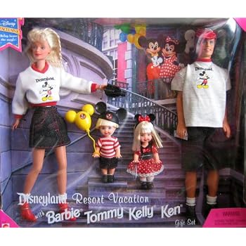 Amazon.com: Disney Barbie Tommy & Kelly Dressed As Mickey & Minnie ...