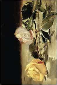 "Two Roses on a Tablecloth" by Edouard Manet: Journal (Blank / Lined ...