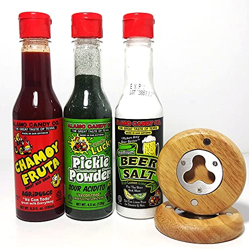 Alamo Candy Michelada Bundle - Beer Salt, Sour Dill Pickle Salt and ...