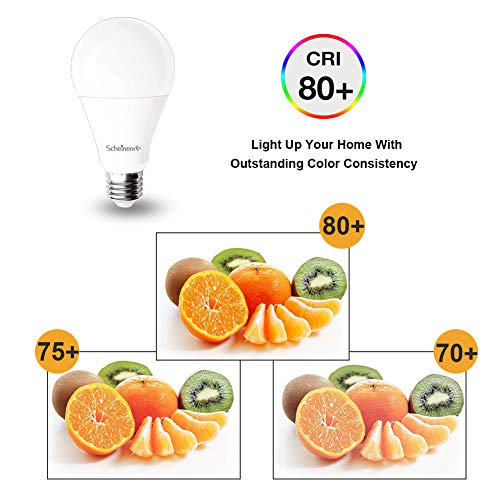 Scheinenda A21 LED Light Bulb 2200LM High Power/Lumens, 3000K Warm ...