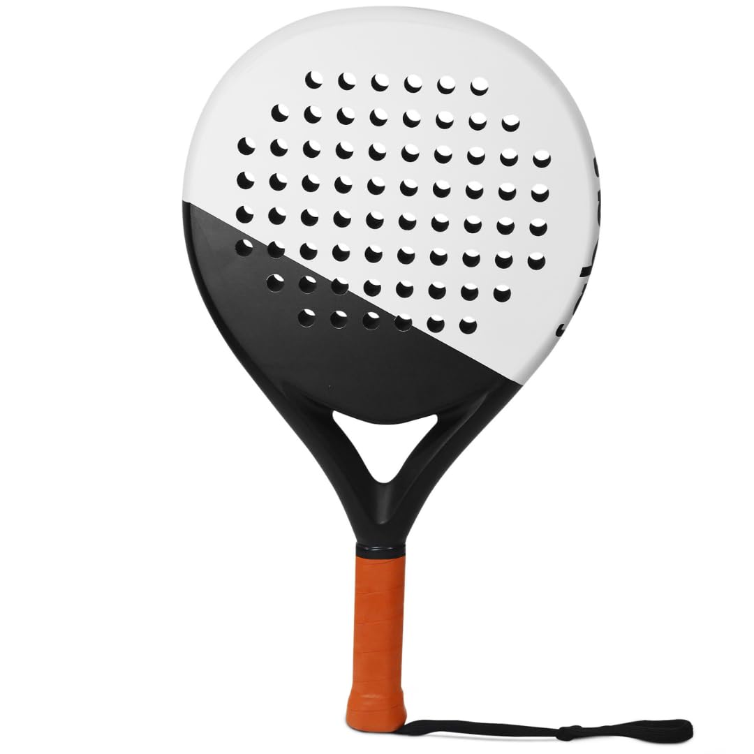 LAPAT Padel Racket with Cover Bag - Carbon Surface with EVA Memory Foam ...