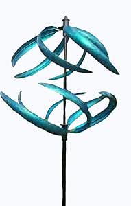 Amazon.com: Marshall Home and Garden Sphere Wind Spinner, Blue : Patio ...