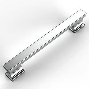 Amerdeco 10 Pack Polished Chrome Cabinet Pulls 5 Inch(128mm) Hole ...