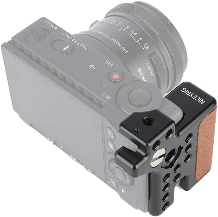 NICEYRIG Side Handle Leather Non-slip Grip for SIGMA FP/FPL Camera ...