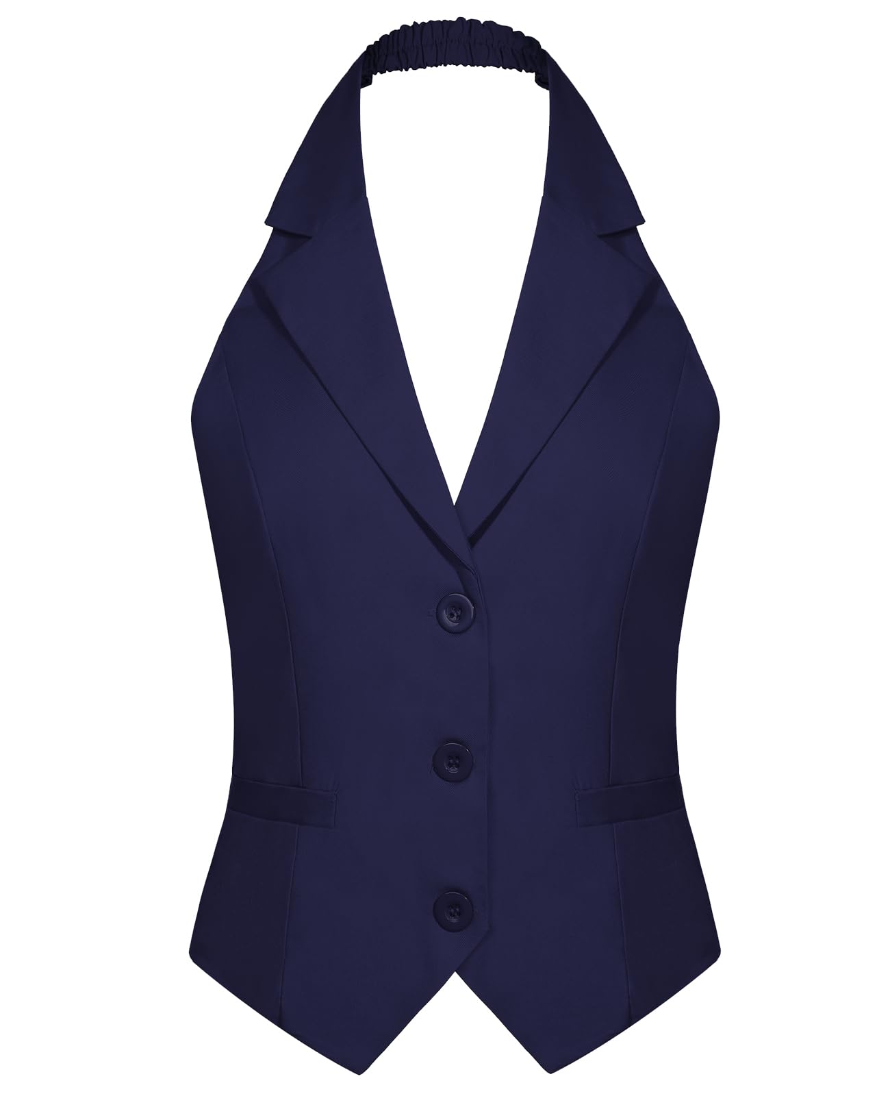 MINTLIMIT Women's Business Buttons Sleeveless Vests V Neck Regular ...