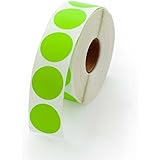 Amazon.com : Yellow Round Color Coding Inventory Labeling Dot Labels ...