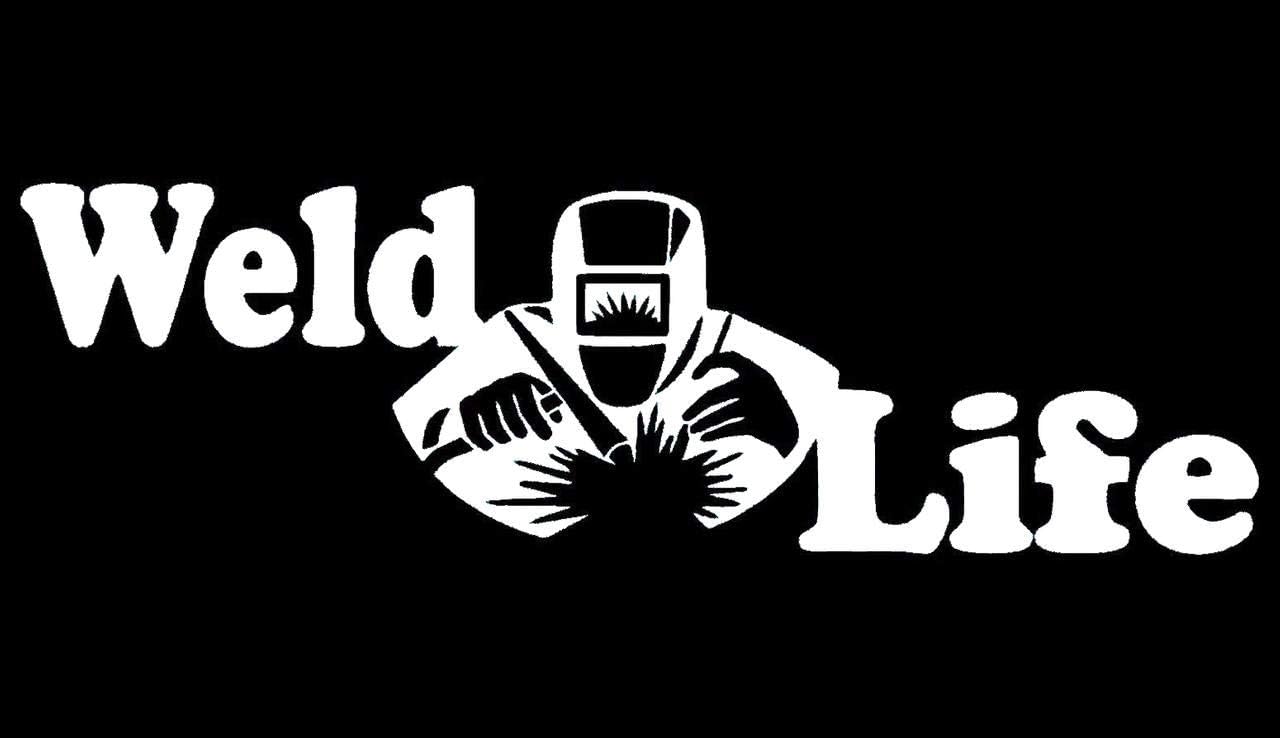 Amazon.com: Weld Life Welder Decal Vinyl Sticker|Cars Trucks Vans Walls ...