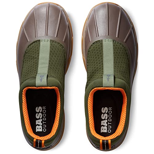 BASS OUTDOOR Men's Field Duck Low SLIPO Rain Shoe DEEP LCHN GN 10 for ...
