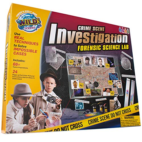 WILD! Science WS103XL Crime Scene Investigation - Forensic Science Kit ...