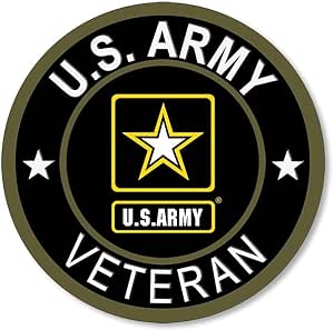 Amazon.com - AV U.S Army Veteran Sticker, Military Decal, Department of ...