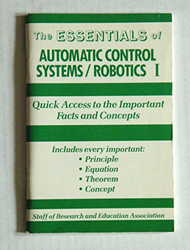 Automatic Control Systems and Robotics I Essentials (Essentials Study ...
