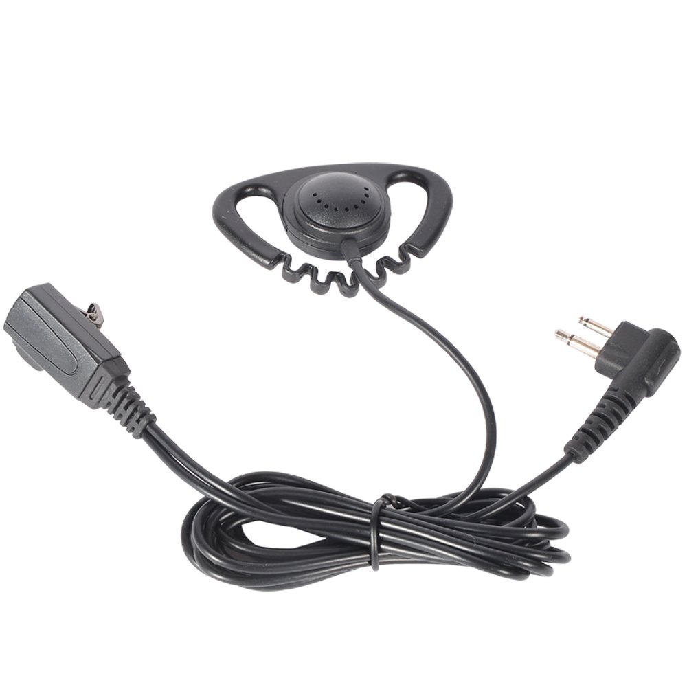 [Heyrtz] Two-Way Radio Earpiece Headset with PTT Microphone and Soft ...