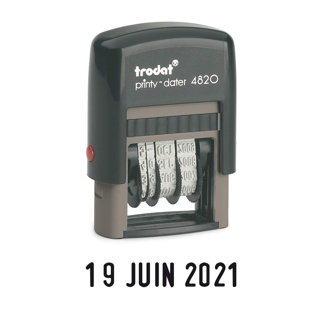Trodat Printy Dater 4820 Self Inking Stamp: Amazon.co.uk: Office Products