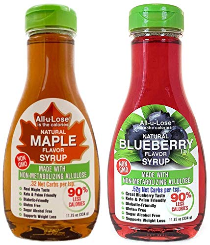 Dean Jacobs Allulose - Natural Maple and Blueberry Flavored Non-gMO ...