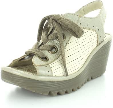 Amazon.com | FLY London Women's Yuta617fly Platform Sandal | Platforms ...