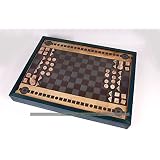Amazon.com: Large Gorgeous Handmade Walnut Wood chess set 19.3 inch ...