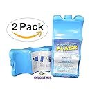 Amazon.com | Cooler Flask 20oz Ice Pack Flask Two Pack by Smuggle Mug ...