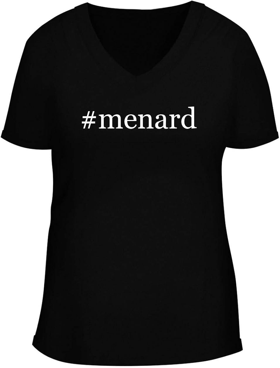 Amazon.com: #menard - Women's Soft & Comfortable Hashtag Deep V-Neck T ...