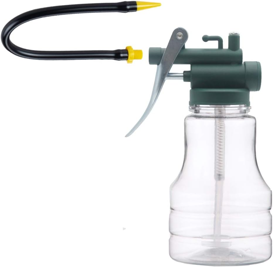Oil Can Transparent High Pressure Oiler Lubrication Oil Can Bottle ...