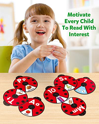 Coogam Interactive Alphabet Learning Toy, ABC Number Letters Spinning ...