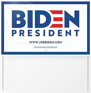 Amazon.com : Joe Biden for President Yard Sign : Patio, Lawn & Garden