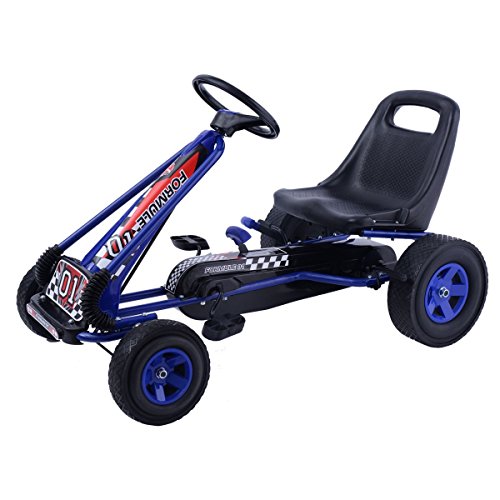 Buy Costzon Go Kart Kids Ride On Pedal Car 4 Wheel Powered Racer Online ...