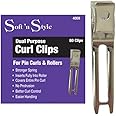 Amazon.com: Soft N Style Dual Purpose Curl Clips,One Size : Beauty ...