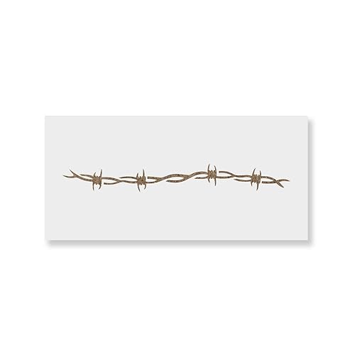 Barbed Wire Stencil - Wire Stencils in Bahrain | Whizz Drawing ...